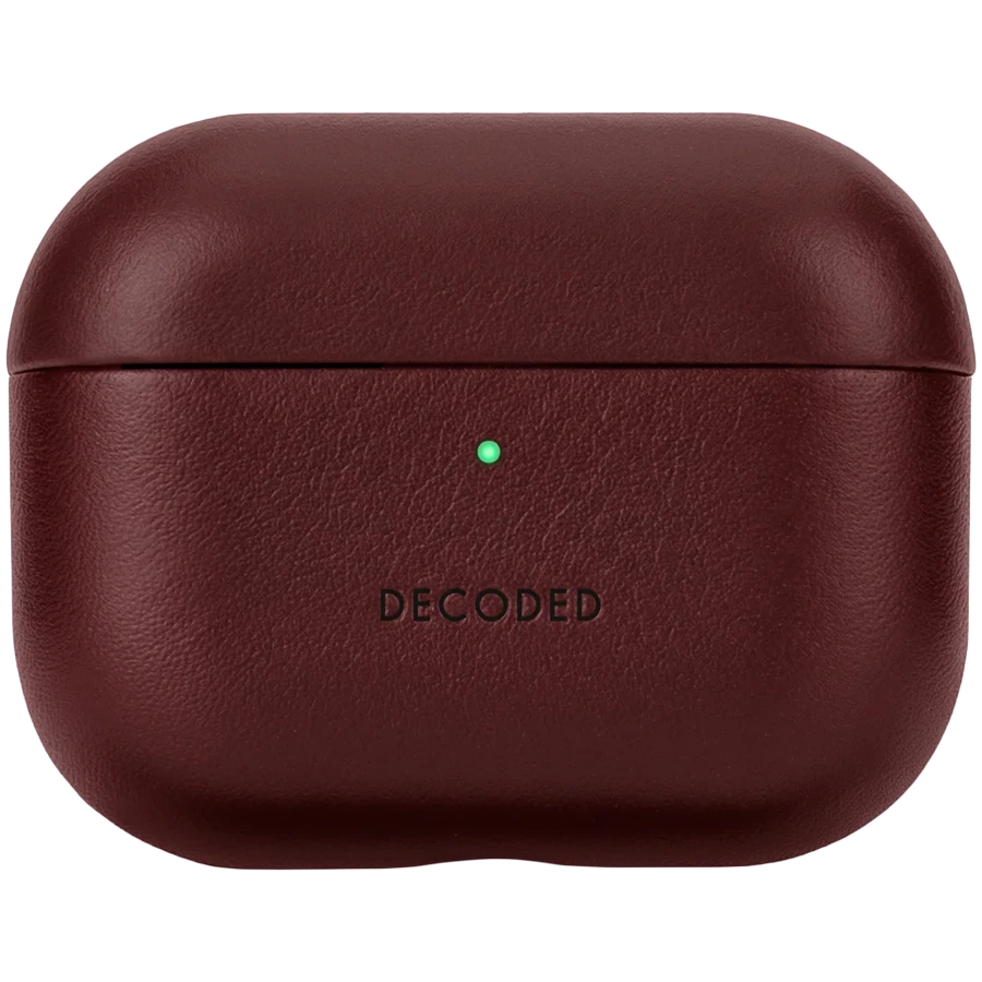 Husă DECODED din piele pentru AirPods Pro (Gen.3), Ruby Red cumpărați ...