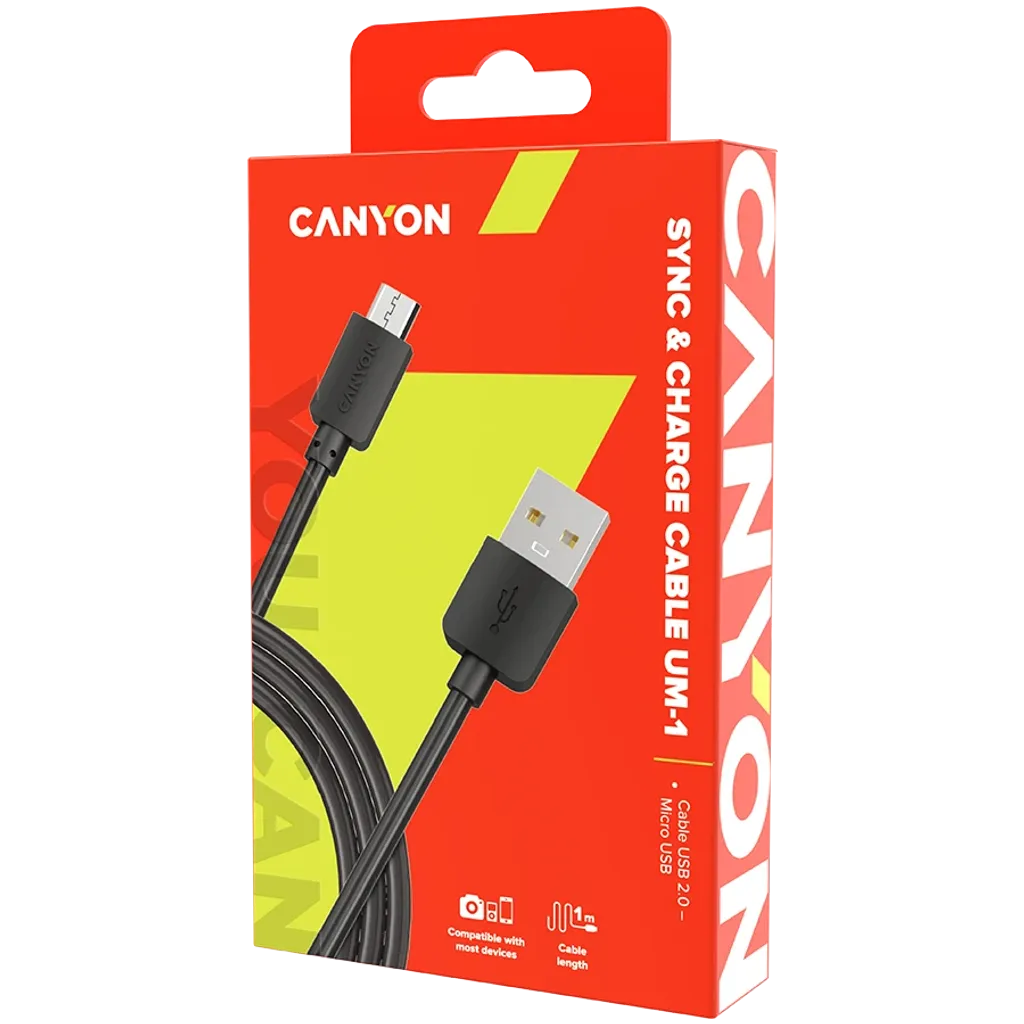 Simple Sync&Charge Cable Micro USB - USB 2.0 UM-1