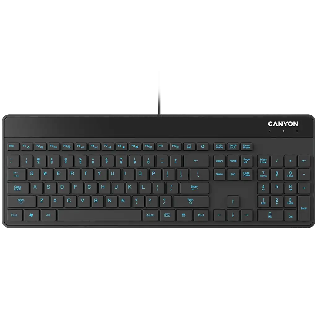 Compact Illuminated Keyboard HKB-5