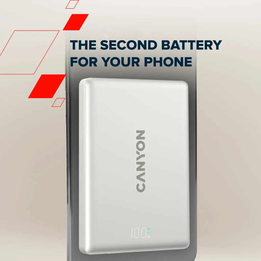 Magnetic Wireless Power Bank OnPower 500 - CANYON