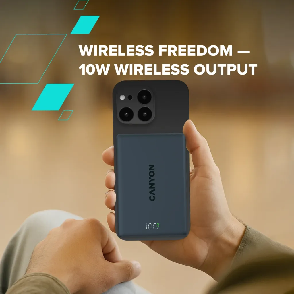 Magnetic Wireless Power Bank OnPower 511 - CANYON