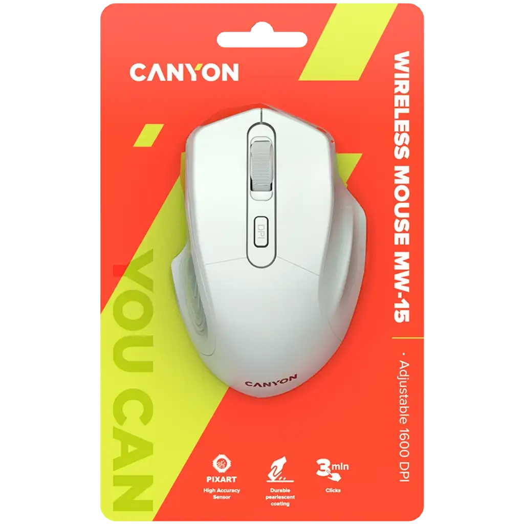 Convenient Wireless Mouse with Pixart Sensor Pixart MW-15