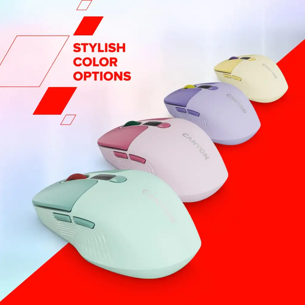 Wireless Mouse MW-26, Green - CANYON