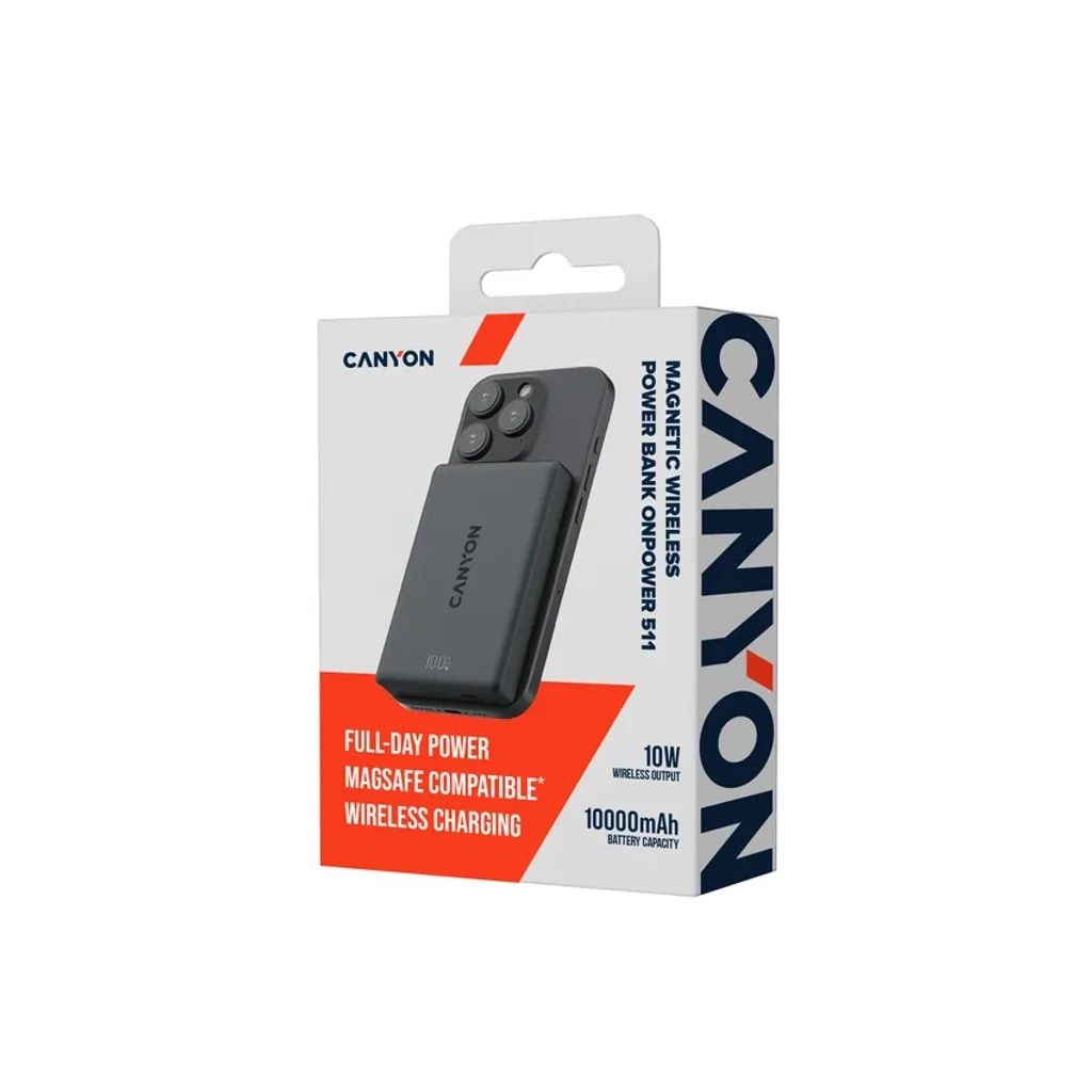 Magnetic Wireless Power Bank OnPower 511 - CANYON