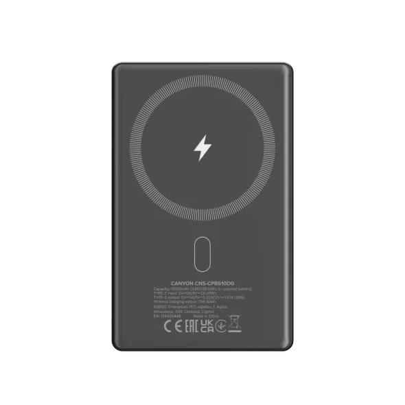 Magnetic Wireless Power Bank OnPower 510 - CANYON