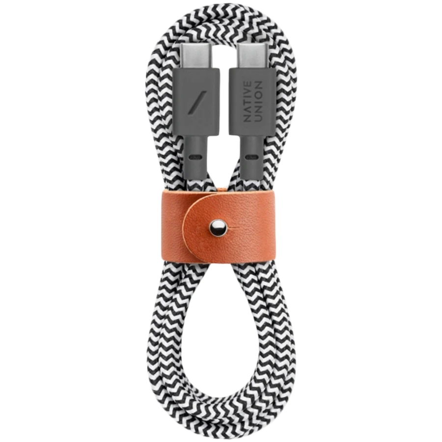 NATIVE UNION USB-C Cable Belt USB-C, Zebra, 1.2m purchase: price ...