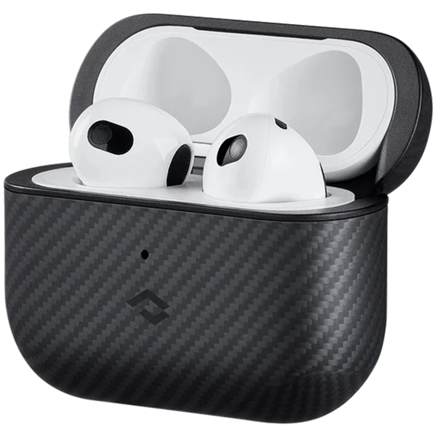 PITAKA Защитный чехол MagEZ с MagSafe Чёрный для AirPods (Gen. 3)