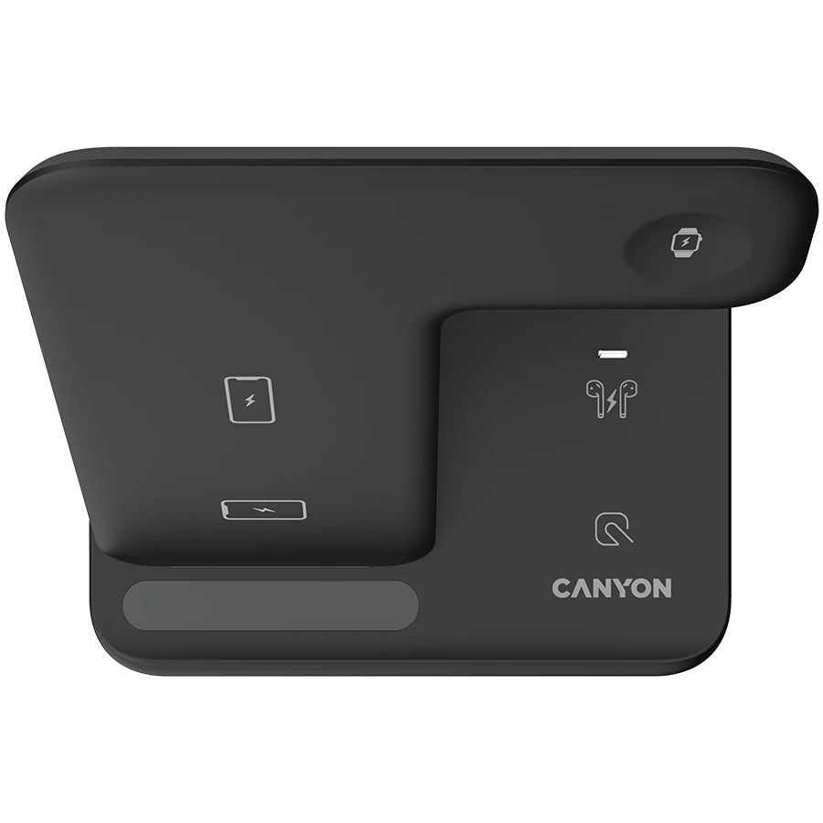 CANYON WS-302 Wireless Charger, 15 W, Black