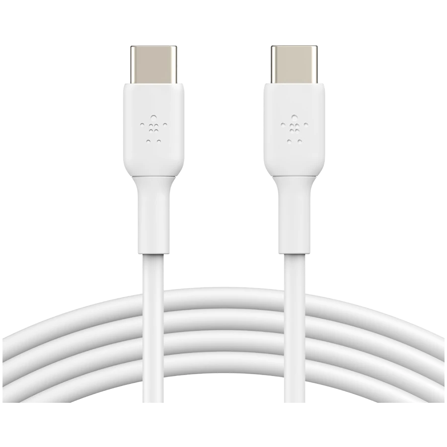 BELKIN USB-C Cable , White, 1m ყიდვა: ფასი, განვადება - iSpace