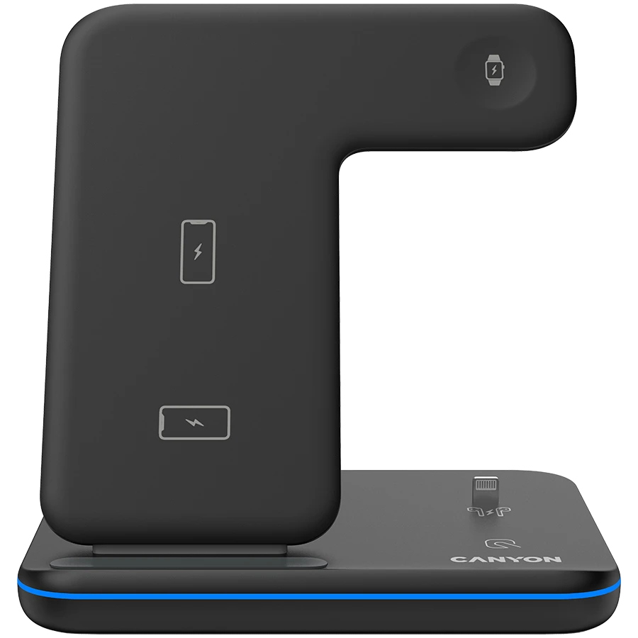 CANYON WS-302 Wireless Charger, 15 W, Black