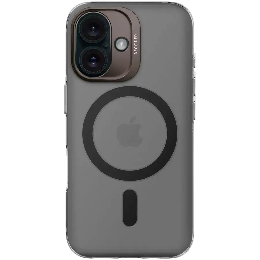 DECODED Case Coque Plastique Recycle with MagSafe, Black for iPhone 16 ...