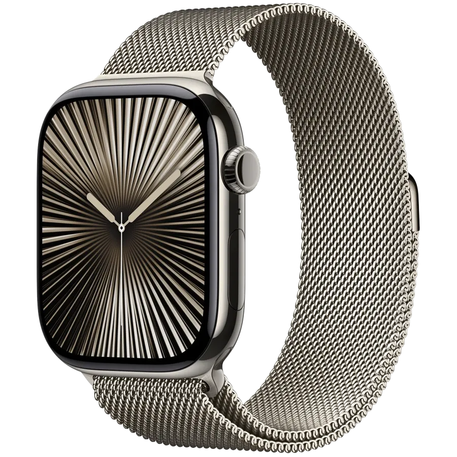 APPLE 46mm Milanese Loop Band Milanese Loop M/L Natural for Apple Watch ...